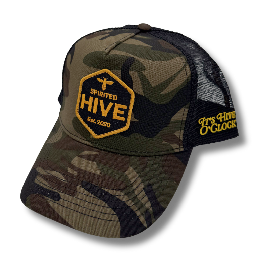 Camo Hat – Spirited Hive